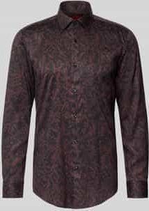 HUGO BOSS Slim Fit Businesshemd aus Lyocell Modell KENNO