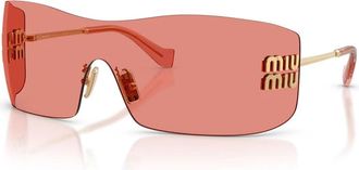Miu Miu MU B53S Sonnenbrille - - Accessories - unisex - Gelb - 44 MM