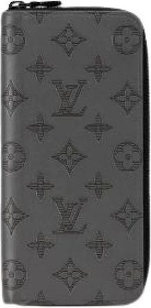 Louis Vuitton Portefeuille Pre-owned en toile - Femme - Pre-owned - Gris - Taille: ONE Size