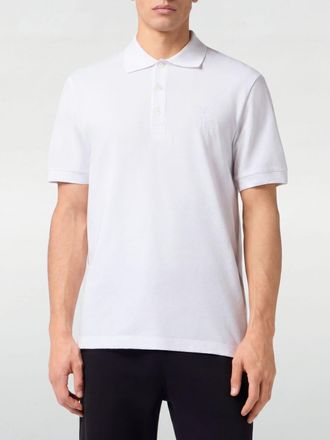 Billionaire Boys Club Polo &agrave; manches courtes en coton avec logo hexagonal et col c&ocirc;tel&eacute;