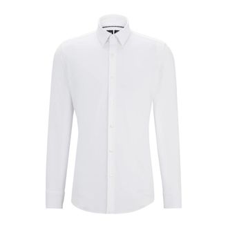 HUGO BOSS Wei&szlig;e Slim Fit Hemd P-Hank - - Shirts - Herren - Wei&szlig; - XL