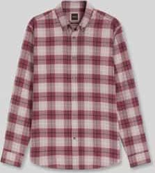 Boss Orange by Hugo Boss Regular Fit Freizeithemd mit Button-Down-Kragen