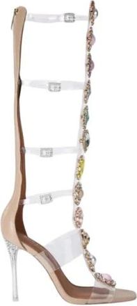 Kurt Geiger Femme, Chaussures, Multicolore, Taille: 36 EU Crystal-Embellished Cage High Heel Sandal