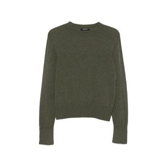 Aragona Long-sleeve Ribbed-trim Sweater