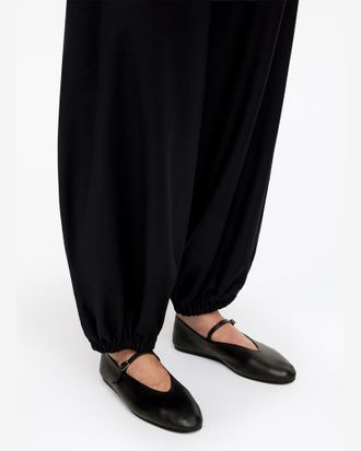Arket Mary Jane Aus Leder -Schwarz