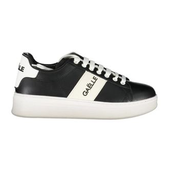 Ga&euml;lle Paris Sportliche Schwarze Schn&uuml;rschuhe mit Kontrastdetails - - Shoes - Herren - Schwarzk - 43 EU