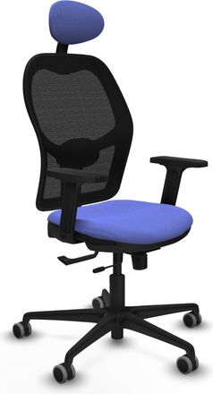 Piqueras y Crespo B&uuml;rostuhl mit verstellbarer R&uuml;ckenlehne, 2D-Armlehnen, h&ouml;henverstellbare Lendenwirbelst&uuml;tze und festes Kopfteil, ausgestattet mit Syncro/Traslack und 