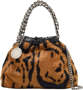 Stella McCartney Femme, Sacs, Multicolore, Taille: ONE Size Sac seau &agrave; cha&icirc;ne motif rayures de tigre