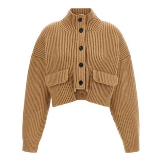 Khaite Femme, Pulls, Beige, Taille: 36 FR Cardigan Eita