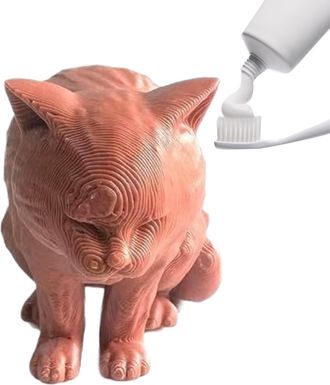 Generic Lustige Zahnpasta Dispenser | Katze Erbrochenes Badezimmer Lieferungen - Witz Zahnpastadeckel - F&uuml;r Studenten Hausbesitzer Sammler Badezimmer Studente