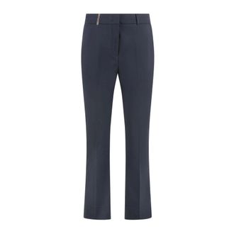 PESERICO Damen, Hosen, Blau, SGr&ouml;&szlig;e