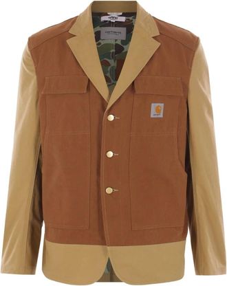 Junya Watanabe Herren, Jacken, Braun, MGr&ouml;&szlig;e