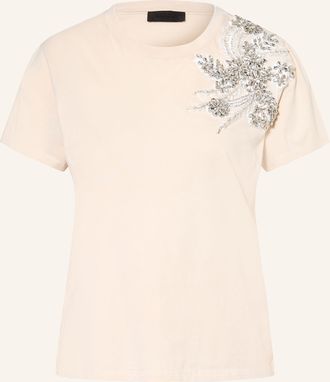 Liu Jo Liu Jo T-Shirt Mit Schmucksteinen beige
