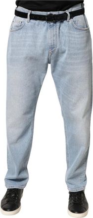 Dolce & Gabbana Homme, Jeans, Bleu, Taille: XL Jean en denim de coton ample d&eacute;lav&eacute;