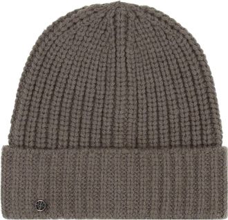 Loevenich Beanie | Klassische M&uuml;tze | Grobstrick | OneSize | Damen | Warmer Style f&uuml;r k&uuml;hle Abende Stone