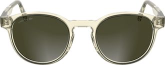 Lacoste Mens Sunglasses L6055S/N - Transparent Yellow with Lens