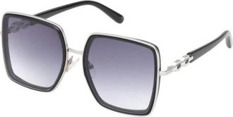 Guess Femme, Accessoires, Noir, Taille: ONE Size Lunettes de soleil classiques &agrave; monture en m&eacute;tal