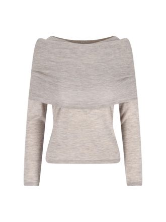 Max Mara Faretra Off-Shoulder Sweater
