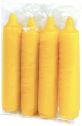 Ewa Adventskerzen gelb Größe 23x105mm Baumkerzenkerzen BBK-4-12-500