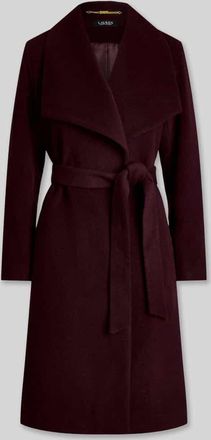 Lauren Ralph Lauren Mantel aus Wolle mit Bindeg&uuml;rtel