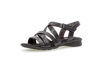 Gabor Damen Sandalen, Frauen Riemchensandalen,Moderate Mehrweite (G),leichter,absatz,weiblich,lady,ladies,womens,woman,schwarz,37.5 EU / 4.5 UK