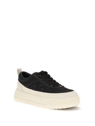 Moncler Womens Altive Sneakers Nubuck And Suede Black