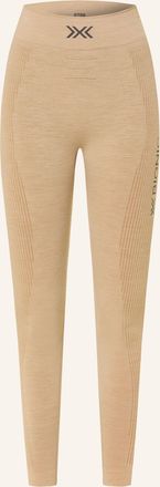 X Bionic X-Bionic Funktionsw&auml;sche-Hose Mightywool Mit Merinowolle Und Verk&uuml;rzter Beinl&auml;nge beige