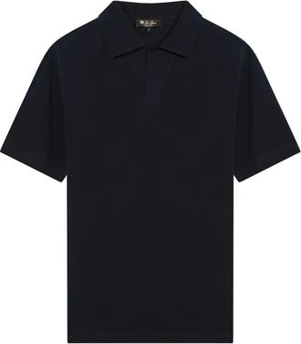 Loro Piana Klassisches Poloshirt - Blau