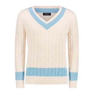 Gran Sasso V-Ausschnitt Strickware - - Knitwear - Herren - Wei&szlig; - 3XL