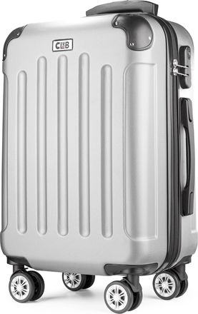 Posh Shoes Hartschalenkoffer Koffer & trolleys rollkoffer handgep&auml;ck reisekoffer mit Rollen | Koffer gro&szlig;, mittelgro&szlig;, klein ABS | Leichter Kofferset 3 teilig im