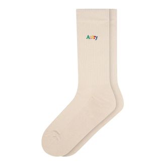 Autry Socken mit Jacquard-Logo - - Sport - Herren - Beige - M