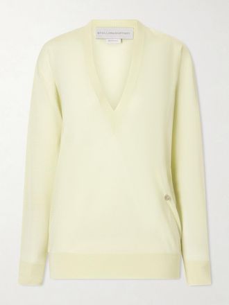 Stella McCartney Virgin Wool Sweater - Yellow