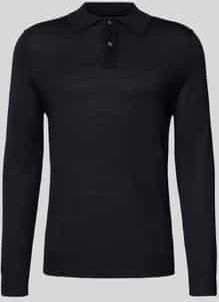 Christian Berg Slim Fit Strickpullover aus Woll-Mix