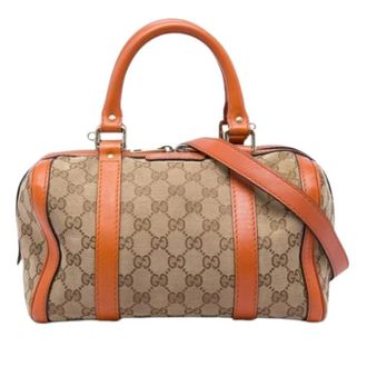 Gucci Sac Boston Pre-owned - Femme - Pre-owned - Beige - Taille: ONE Size