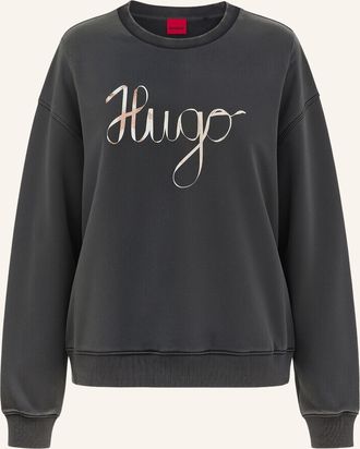 HUGO BOSS Hugo Sweatshirt Deroxina_4 Oversize Fit schwarz