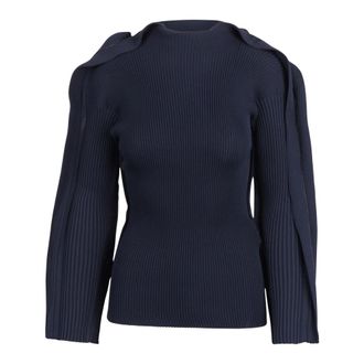 Issey Miyake Haut pliss&eacute; - Femme - Pulls - Bleu - Taille: 40 FR