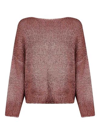 Avant Toi Pull Col Bateau - Rouge Brun