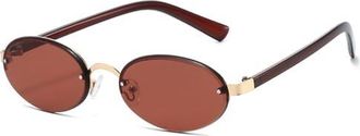 Generic Lunettes De Soleil Dext&eacute;rieur For Hommes Et Femmes, For Les Vacances, Trajets Domicile-travail Le Sport(Brown)