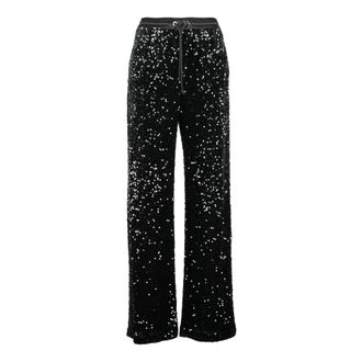 Emporio Armani Pailletten Overall - - Trousers - Damen - Schwarzk - XS