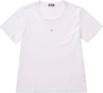 Blauer Femme, Tops, Blanc, Taille: 40 FR Minimal Logo T-Shirt Pumpies