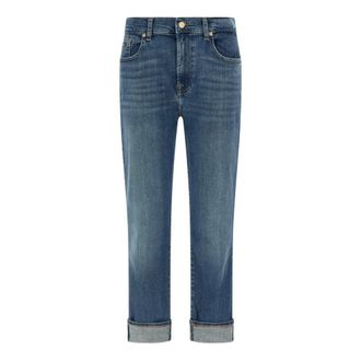 7 For All Mankind Relaxed Skinny Jeans - - Jeans - Damen - Blau - W27