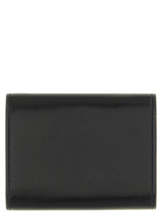 Jil Sander Nappa Leather Tri-Fold Wallet - Black