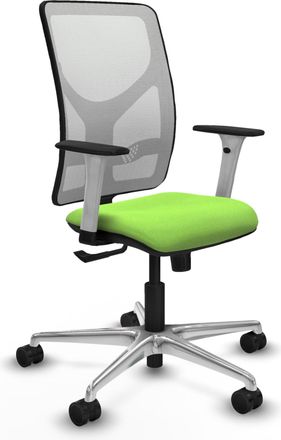 Piqueras y Crespo Schreibtischstuhl, verstellbare Armlehnen, h&ouml;henverstellbare Lendenwirbelst&uuml;tze, ausgestattet mit 3 Positionen und Schneideschaum. Mit Rollen von 65 m