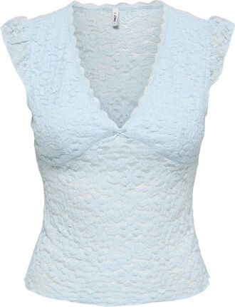 Only Onlsaga S/S Lace Top JRS