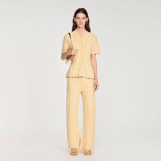 Sandro Cardigan mit Strass