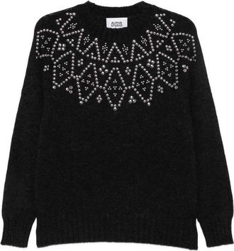 Alpha Studio Pull Col Rond - Noir