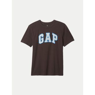 GAP T-Shirt 605364 Braun Regular Fit