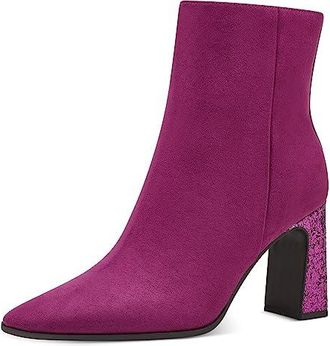 Marco Tozzi Femme 2-25303-41 Bottines à Talons, Grape Comb, 38 EU