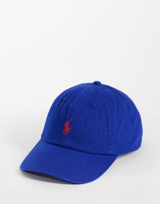 Polo Ralph Lauren Kappe in K&ouml;nigsblau mit Pony-Logo