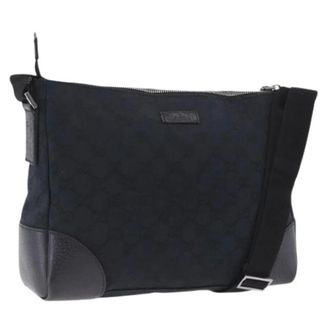 Gucci Sac bandouli&egrave;re GG Canvas Pre-owned - Femme - Pre-owned - Noir - Taille: ONE Size